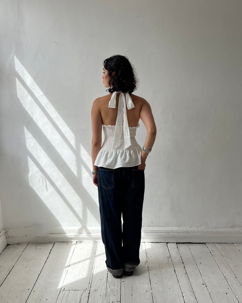 The Freya Top in Ivory – Beasha Studios